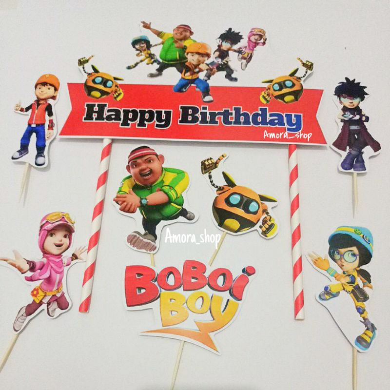 Jual Topper cake happy birthday karakter/Hiasan kue ulang tahun ...