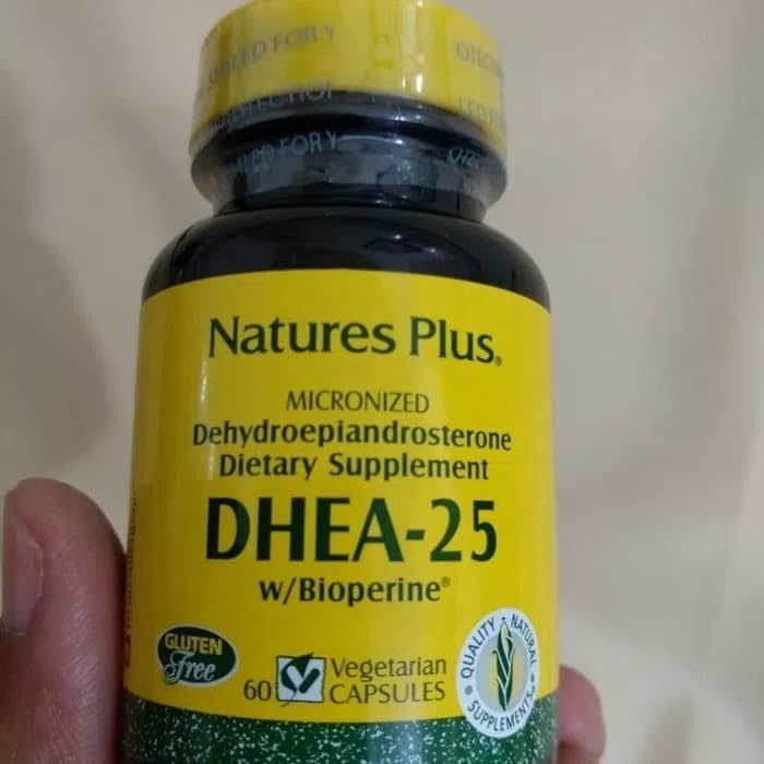 Jual Nature Plus DHEA 25 mg 25mg Natures with Bioperine 60 kapsul BPOM ...