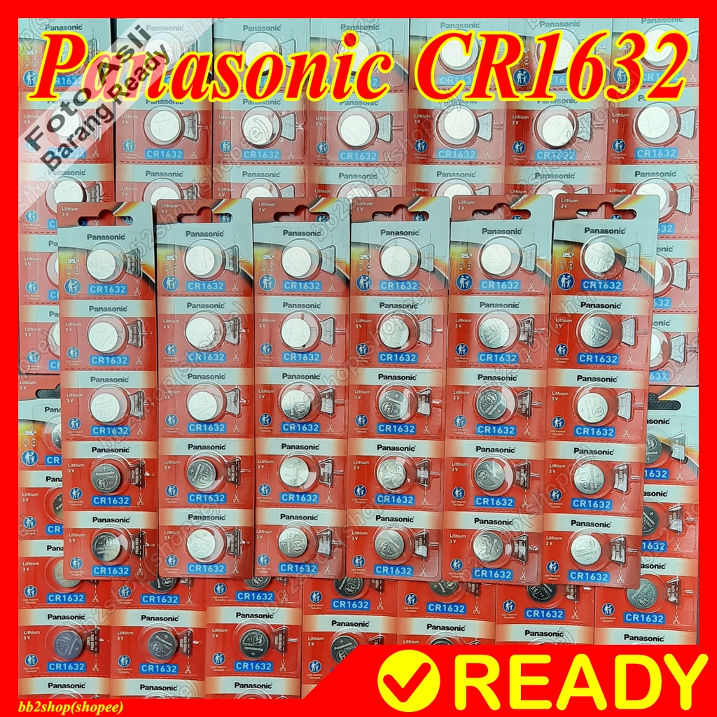 Jual baterai panasonic original cr1632 cr 1632 3v lithium batre kancing ... Jual baterai panasonic original cr1632 cr 1632 3v lithium batre kancing ...