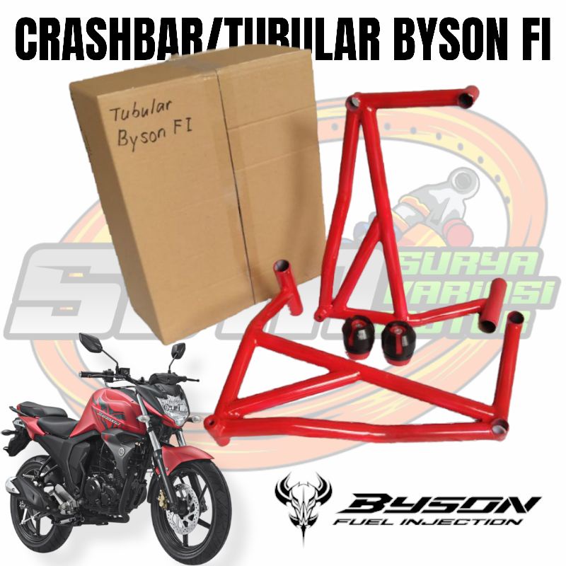 Jual Crashbar BYSON FI Tubular Yamaha BYSON FI Full Injection | Shopee ...