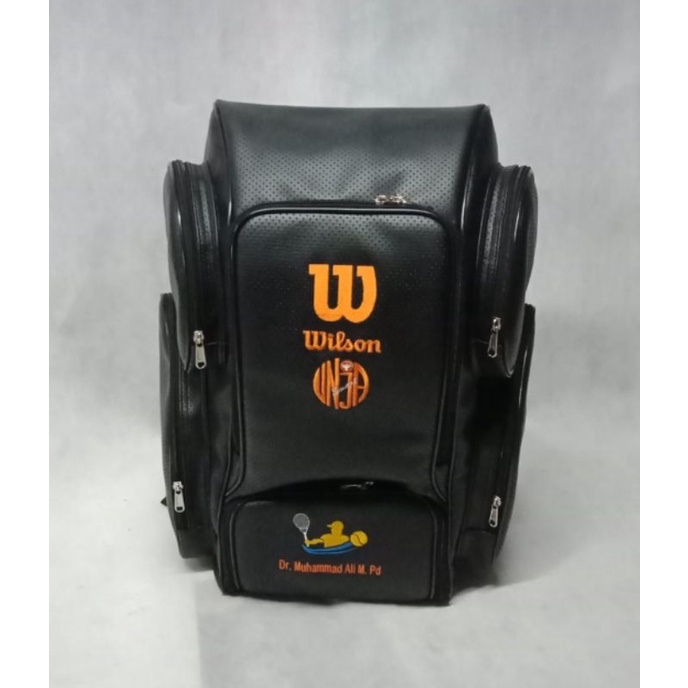 Jual TAS TENNIS LAPANGAN BISA CUSTOM LOGO DAN NAMA / TAS TENNIS ...