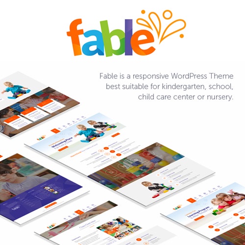 Jual Fable – Children Kindergarten WordPress Theme | Shopee Indonesia