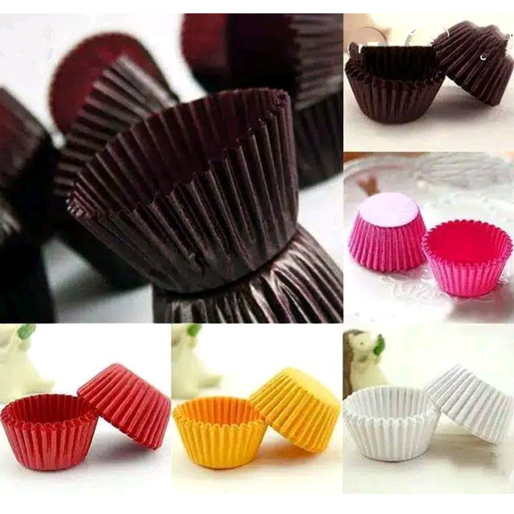 Jual Cup Roti Mini warna 100pcs | Shopee Indonesia