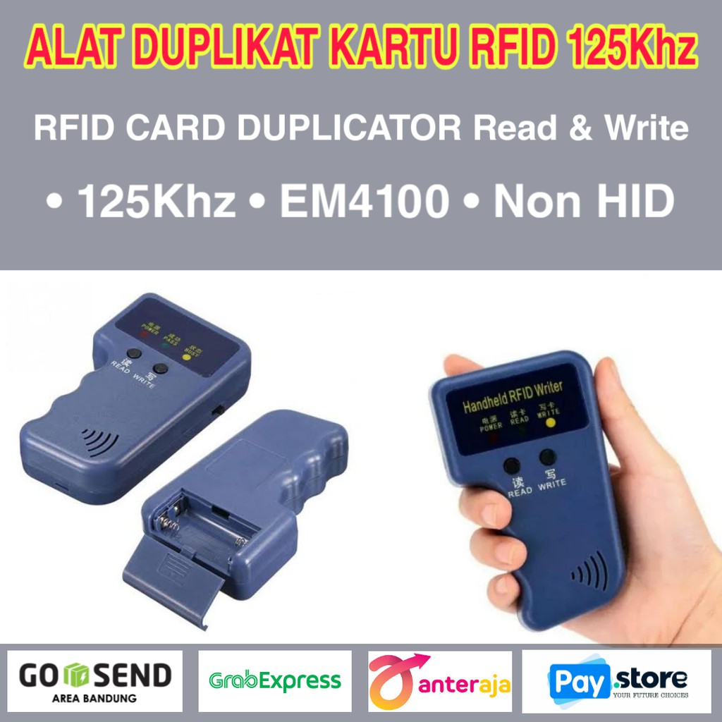Jual Alat Untuk Duplikat Kartu Access / RFID Duplicator 125Khz / Clone ...