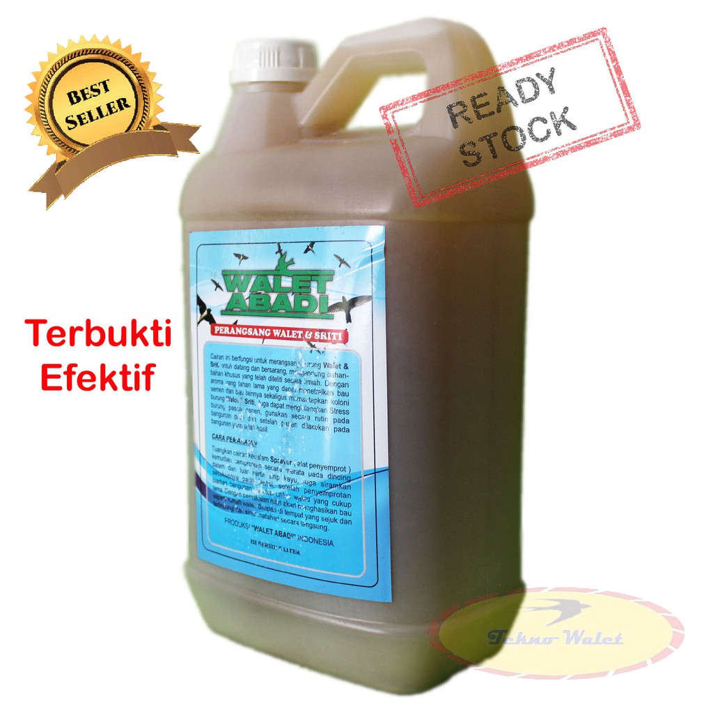 Jual Walet Abadi Parfum Aroma Pemikat Burung Walet 5L | Shopee Indonesia