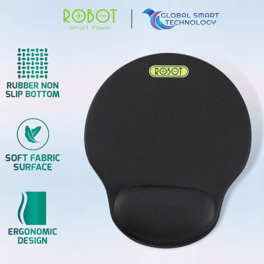 Jual Mousepad ROBOT RP02 Non-slip with Ergonomic Mouse Pad Rest Design ...