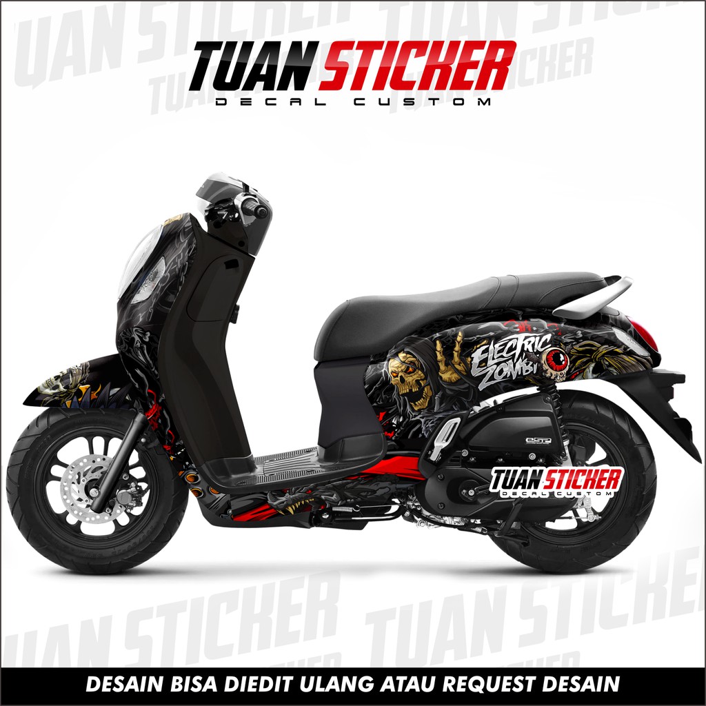 Jual Sticker Striping Decal Scoopy 2021, sticker scoopy 2021, striping ...