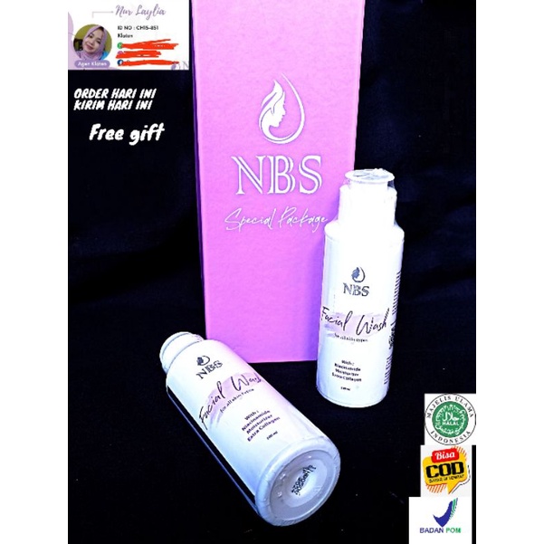 Jual Facial wash nbs ultimate skincare bpom mencerahkan | Shopee Indonesia