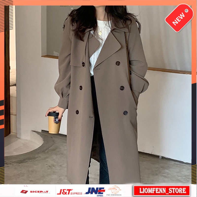 Jual Mantel Musim Dingin Wanita Korea Fashion Korean Style Women's ...