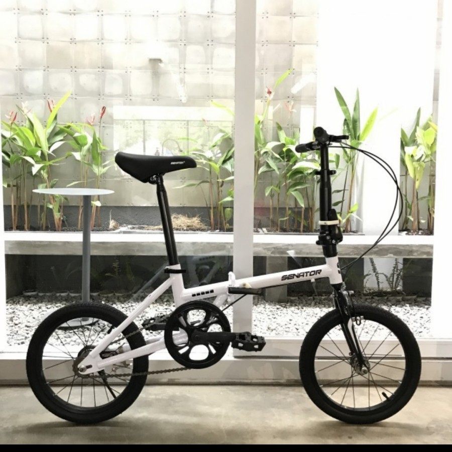 Jual Sepeda Lipat 16 inch Senator Folding Bike - 1 speed | Shopee Indonesia