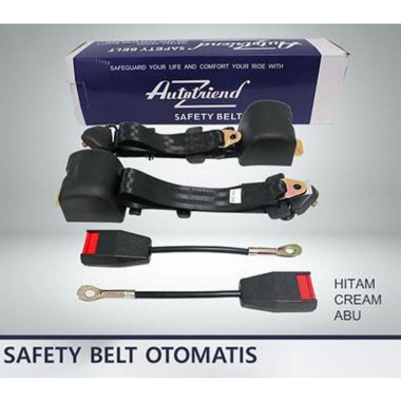 Jual Safety belt otomatis seat belt mobil sabuk pengaman mobil otomatis ...