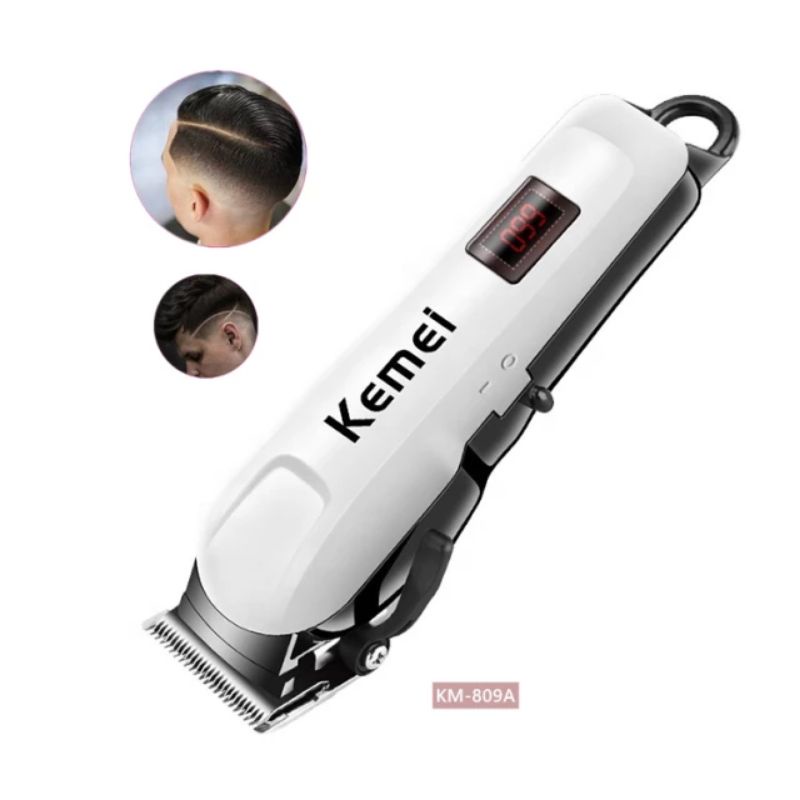 Jual Kemei Km-809A Alat Mesin Cukur Rambut Elektrik Profesional Hair Clipper Cordless | Shopee ...