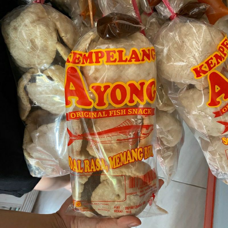 Jual Kemplang Bangka / Kemplang Kempelang Pasir Bangka / Kerupuk Pasir ...