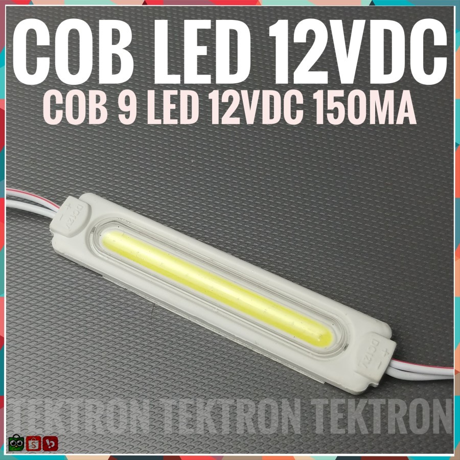 Jual COB 9 LED 12VDC Lampu Strip Variasi Mobil Motor Emergensi Etalase ...