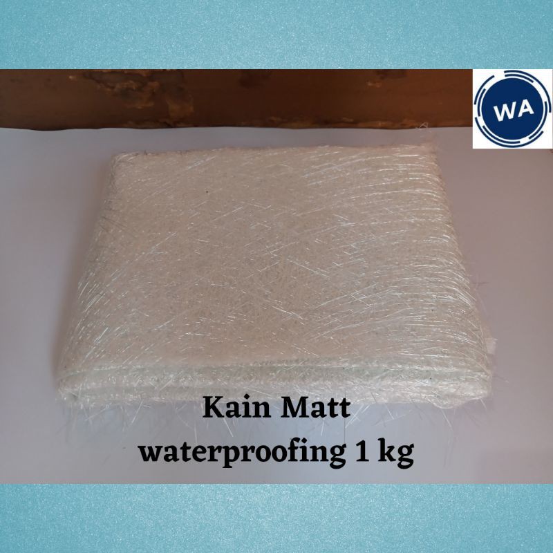 Jual Kain Matt/Serat fiber/Serabut fiber-Anti bocor (1kg)3X1m | Shopee ...