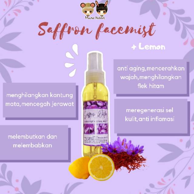 Jual Saffron Face Mist 100ml | Shopee Indonesia