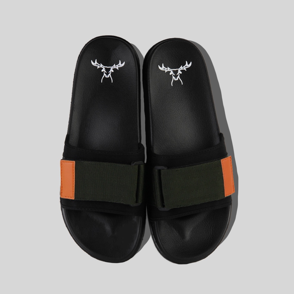Jual Loggo - Sandal Volcano series - Sandal Slide Pria warna Army size ...