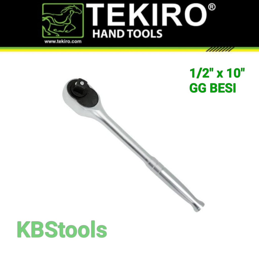 Jual TEKIRO Stang Gagang Sock Ratchet Besi 1/2" x 10" Rachet Handle ...