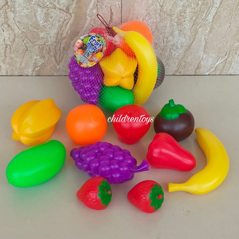 Jual Mainan Fruit Market 35 / Mainan Buah Plastik | Shopee Indonesia