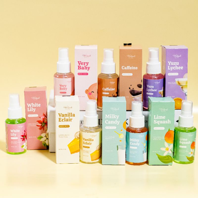 Jual holigrels Body mist POPCORN CARAMEL parfum | Shopee Indonesia