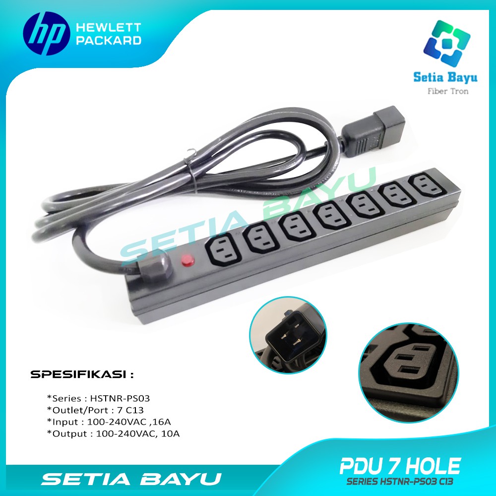 Jual PDU 7 HOLE Series HSTNR-PS03 C13 HP Modular Power Distribution Unit Rack Server | Shopee ...