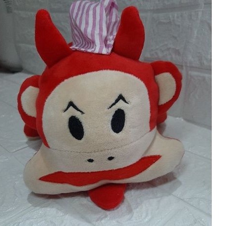 Jual boneka mainan anak paul frank merah monyet red devil setan redi ...