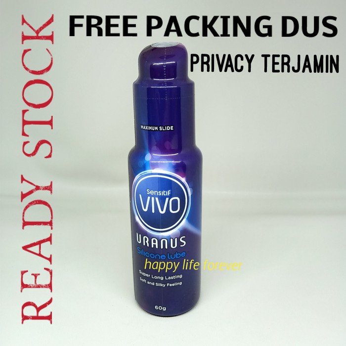Jual Sensitif Vivo Uranus Silicone Lube - pelumas pelicin lubrikan ...