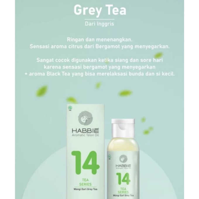 Jual Habbie Minyak Aromatic Telon Oil Tea Series 100 ml - Minyak Telon ...