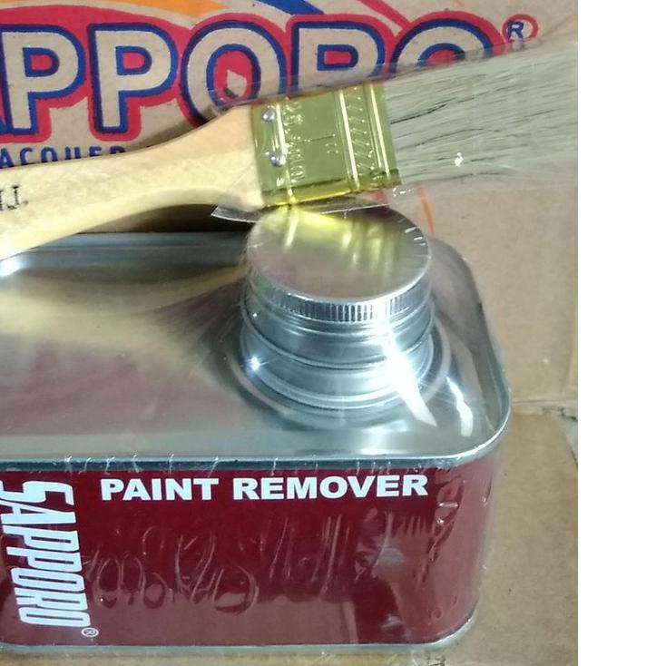 Jual Paket Paint Remover Sapporo 250 ml untuk di bahan besi + Kuas 1 ...