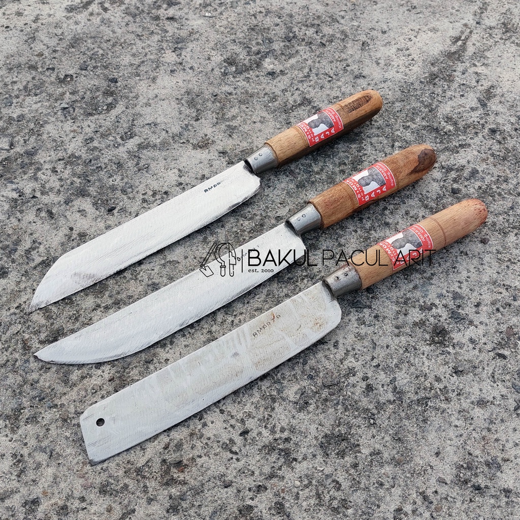 Jual Pisau Bedok | Pisau Daging Dapur Ukuran besar Bahan ASLI BAJA Cap ...