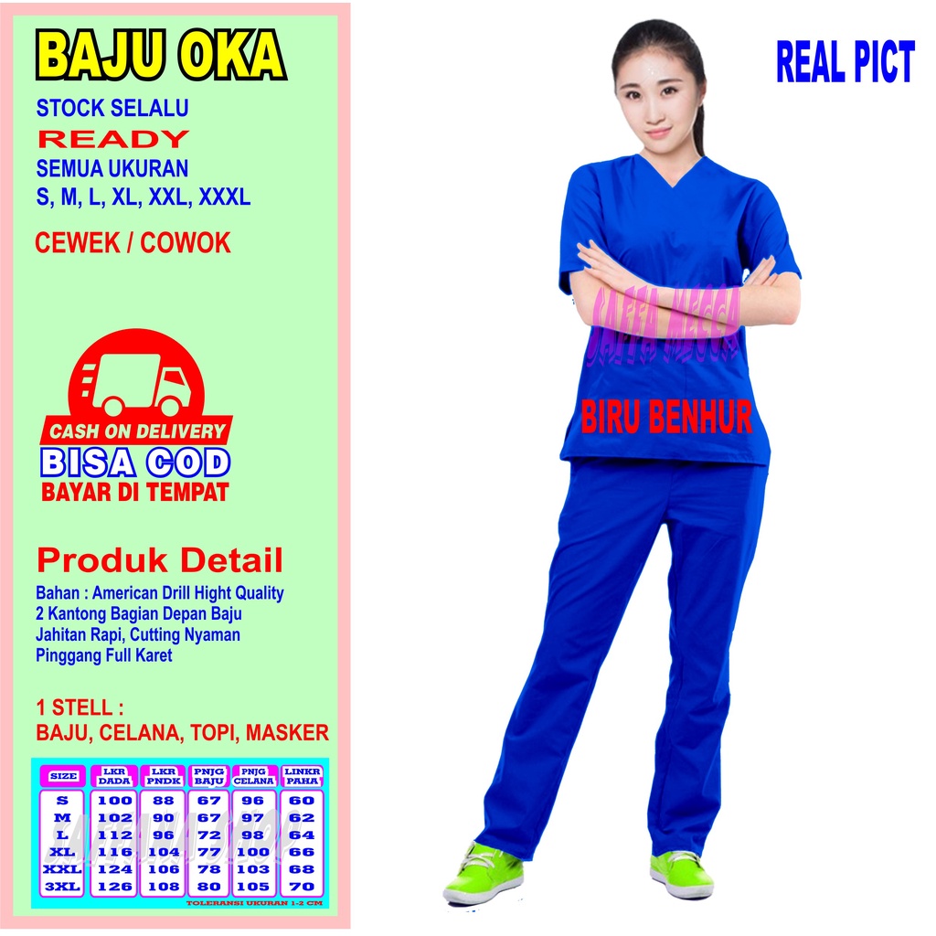 Jual Scrub Perawat Baju Oka COD Scrub Baju Jaga Baju OKA Baju OK Baju ... Jual Scrub Perawat Baju Oka COD Scrub Baju Jaga Baju OKA Baju OK Baju ...