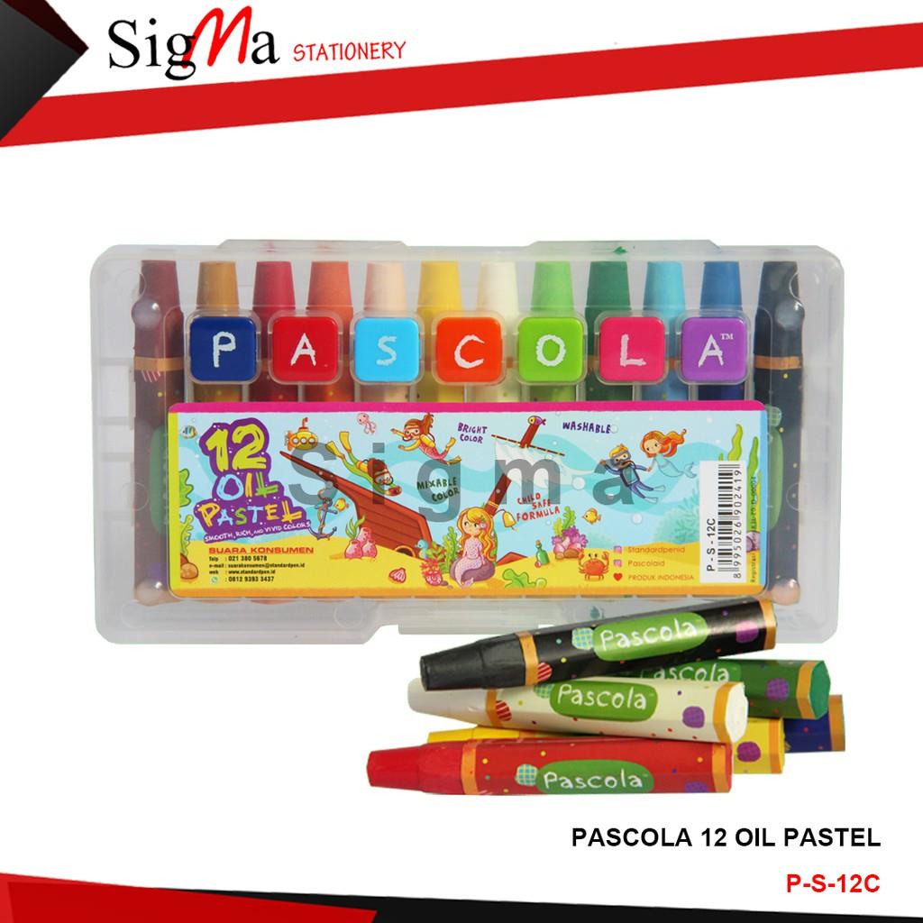 Jual Crayon Murah PASCOLA 12 warna | Shopee Indonesia