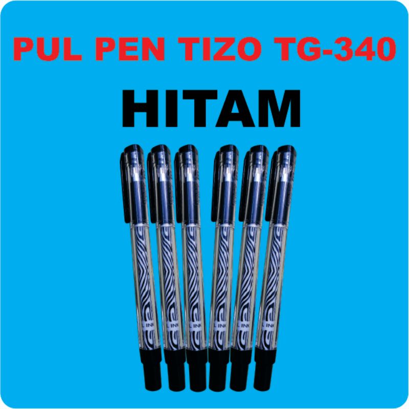 Jual Pulpen Tizo TG.340 1.0mm - Gel Liner - Bol pen Tanda tangan (1 Pcs ...