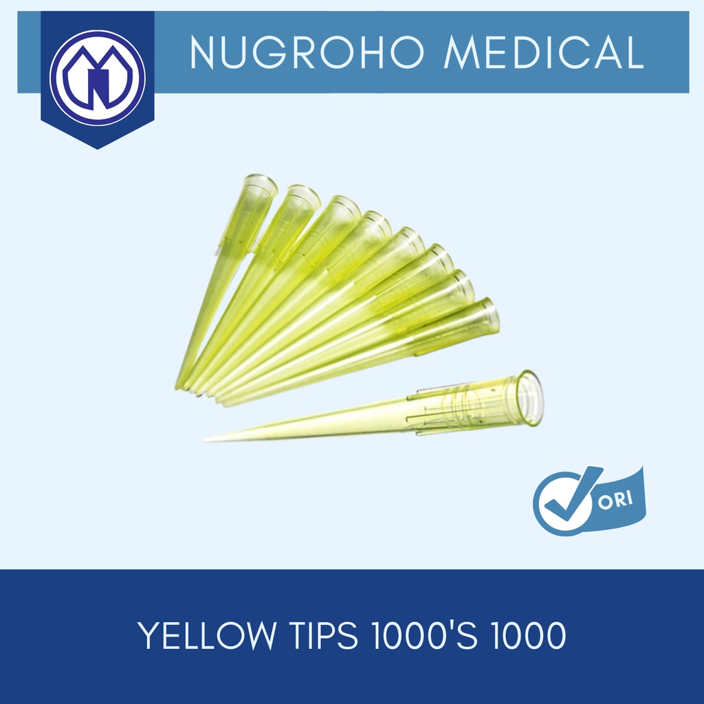 Jual YELLOW TIPS ISI 1000/ ISI 100 ECER | Shopee Indonesia