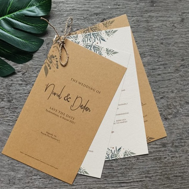 Jual undangan pernikahan unik / undangan pernikahan mewah / undangan ...