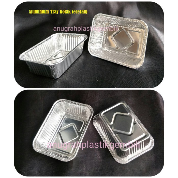 Jual Aluminium foil kotak persegi panjang ( eceran ) | Shopee Indonesia