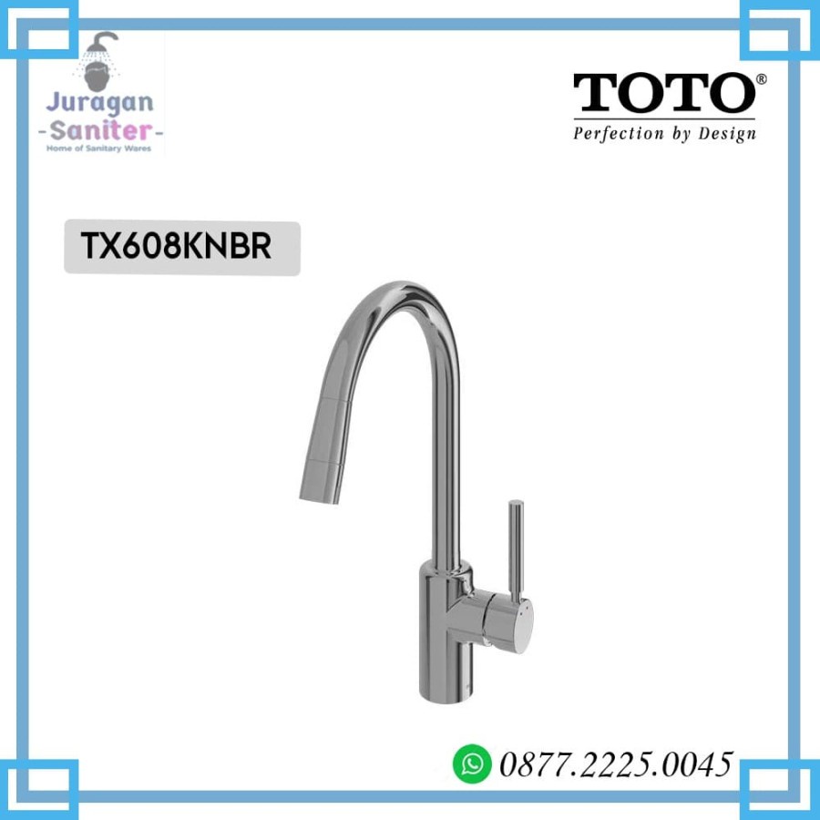 Jual Keran Sink Dapur TOTO TX608KNBR Pull Out / Bisa Tarik | Shopee Indonesia