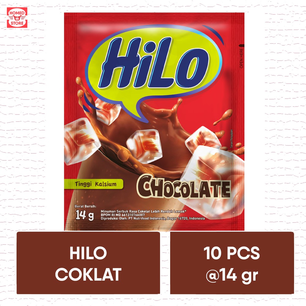 Jual Susu Hilo Sachet 1 Renceng 10 Pcs @14 gr | Shopee Indonesia