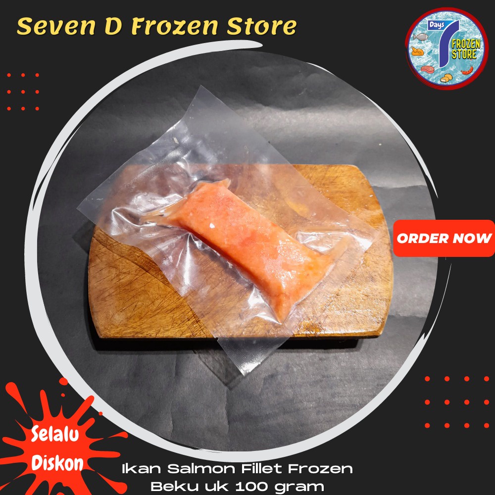 Jual Ikan Salmon Fillet Beku Frozen kemasan 100 gr | Shopee Indonesia