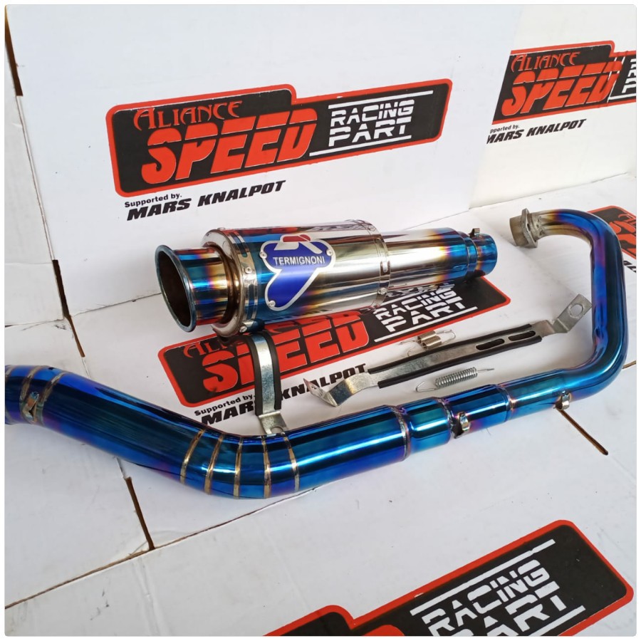 Jual KNALPOT TERMIGNONI MEGAPRO FU SONIC GSX PCX BYSON AEROX VERZA ...