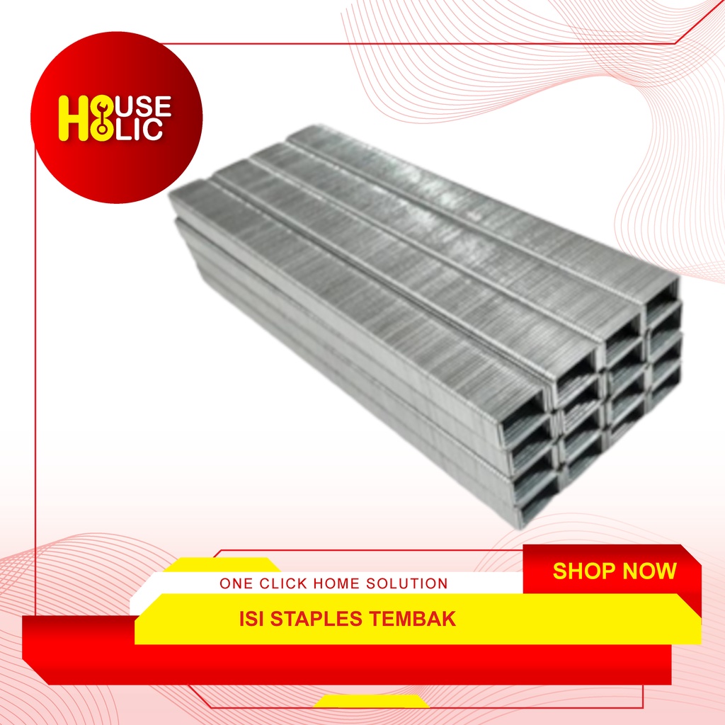 Jual Isi Staples Gun / Staples Tembak / Refill Staple Gun Tembakan ...