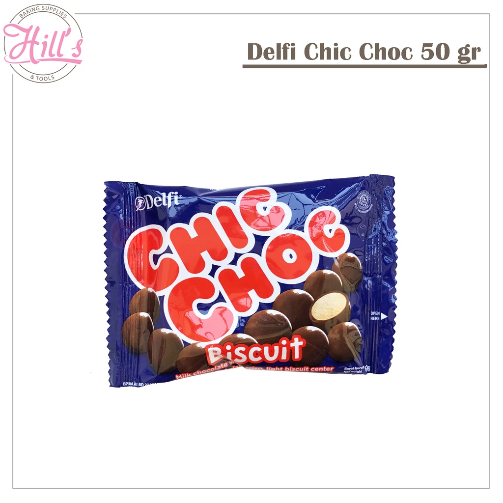 Jual CHIC CHOC 40 gr / DELFI CHIC CHOC BALL / BOLA COKELAT BISKUIT ...