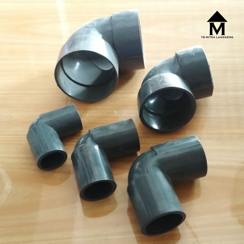 Jual Knee PVC / Sambungan Pipa Knee PVC 1/2 Inch - 2 Inch | Shopee ...
