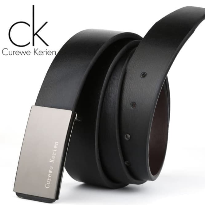 Jual Ikat Pinggang Big SIze Gesper Hitam Pria Kulit Sabuk Jumbo Cowok ...