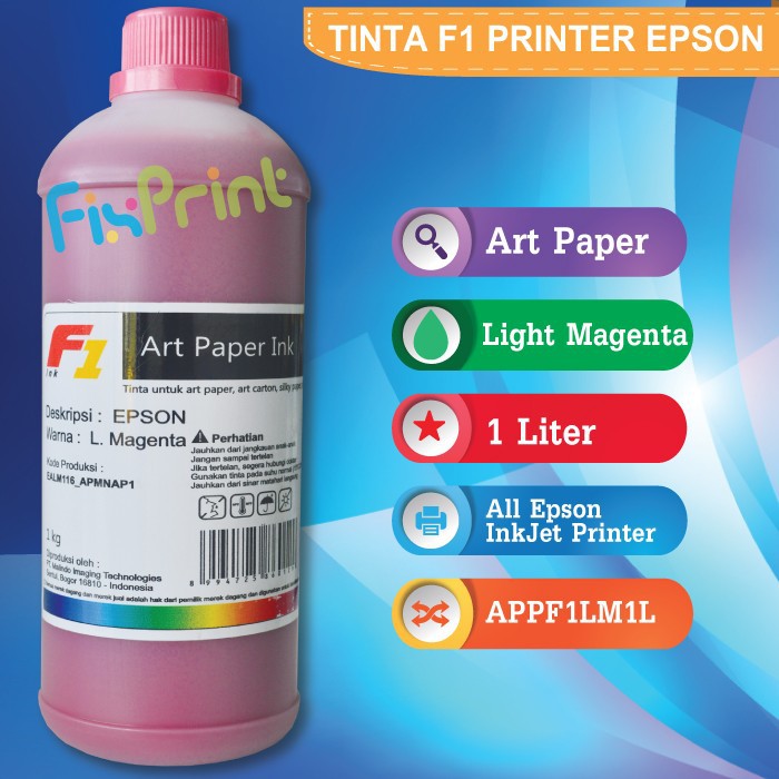 Jual Tinta Art Paper Ink Epson 1 Liter Printer L1300 T1100 1390 R2000 ...