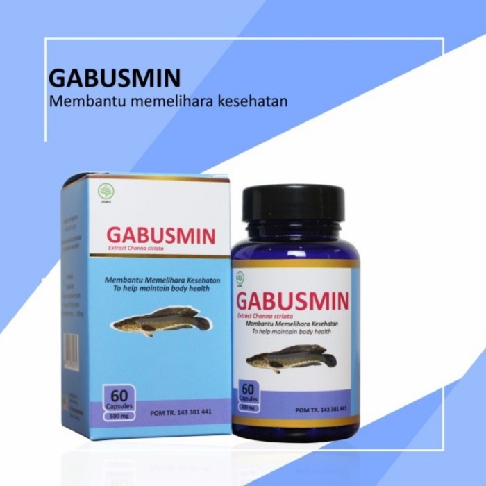 Jual Kapsul ekstra Ikan Gabus GABUSMIN Toga Nusantara isi 60 Kapsul ...