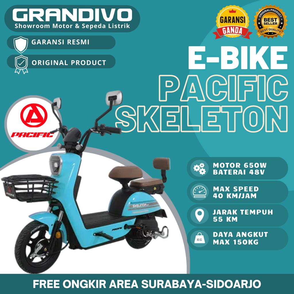 Jual Sepeda LIstrik Pacific Skeleton 5.0 EBike Garansi Resmi Pacific ...