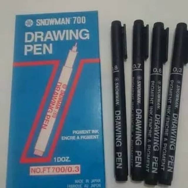 Jual Drawing pen snowman / pulpen gambarnya | Shopee Indonesia