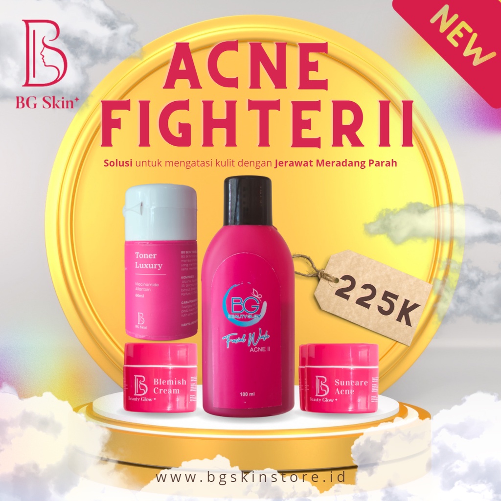 Jual [BG Skin] Paket Acne Fighter II | Shopee Indonesia