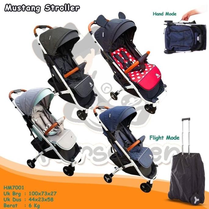 Jual Mustang Red Stroller Stroler Stoler Stoller Cabin Kereta Dorong ...